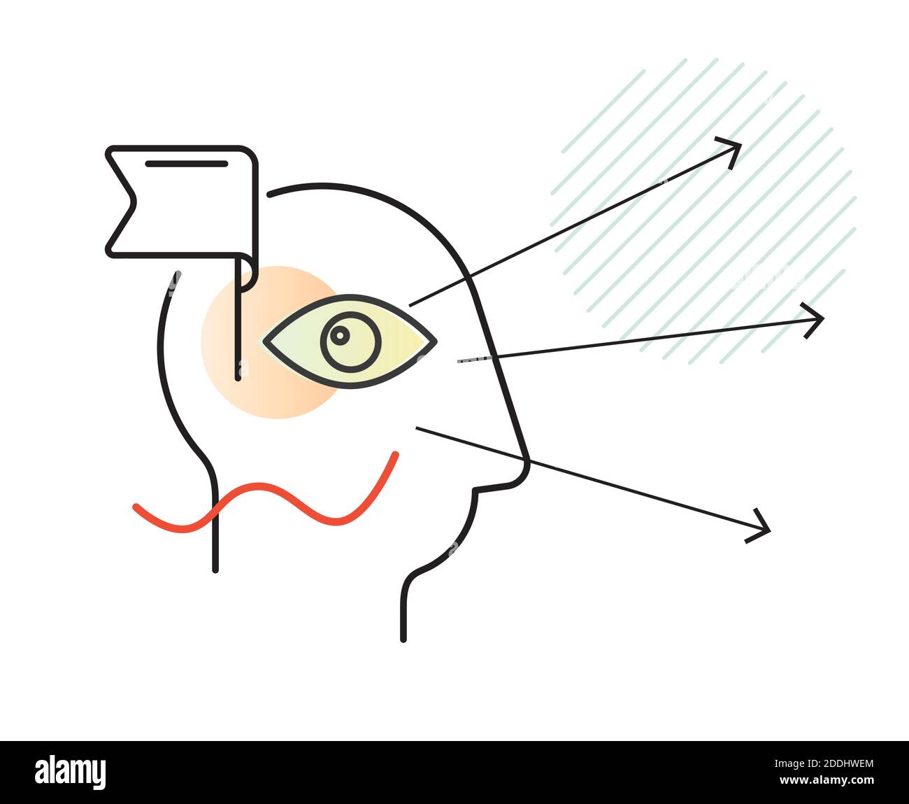 Business Vision - Abstract Illustration as EPS 10 File Stock Vector ...