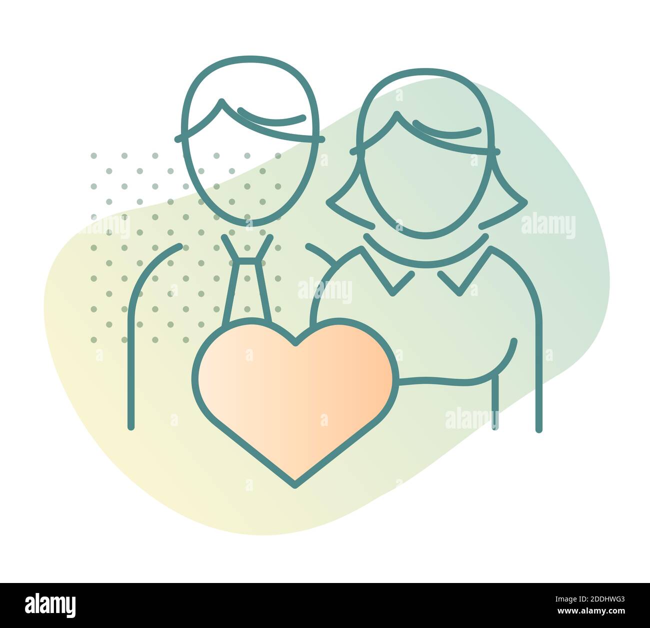 Relationship icon hi-res stock photography and images - Alamy
