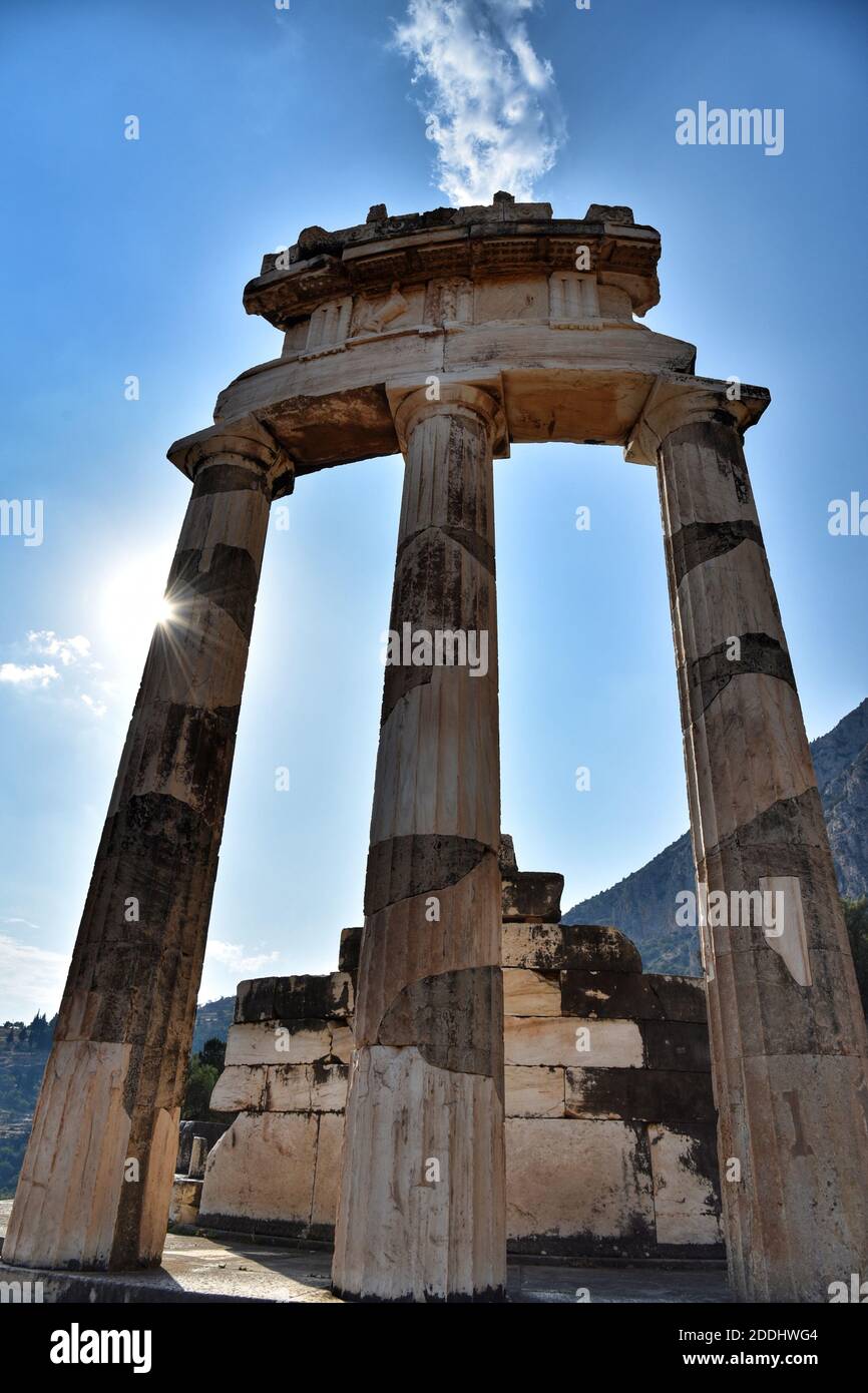 Temple of Athena Stock Photo - Alamy