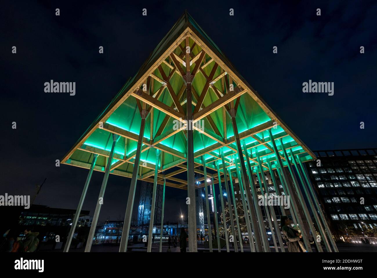 London, UK. 25 November 2020. (Detail of) The Electric Nemeton Tree, by ...