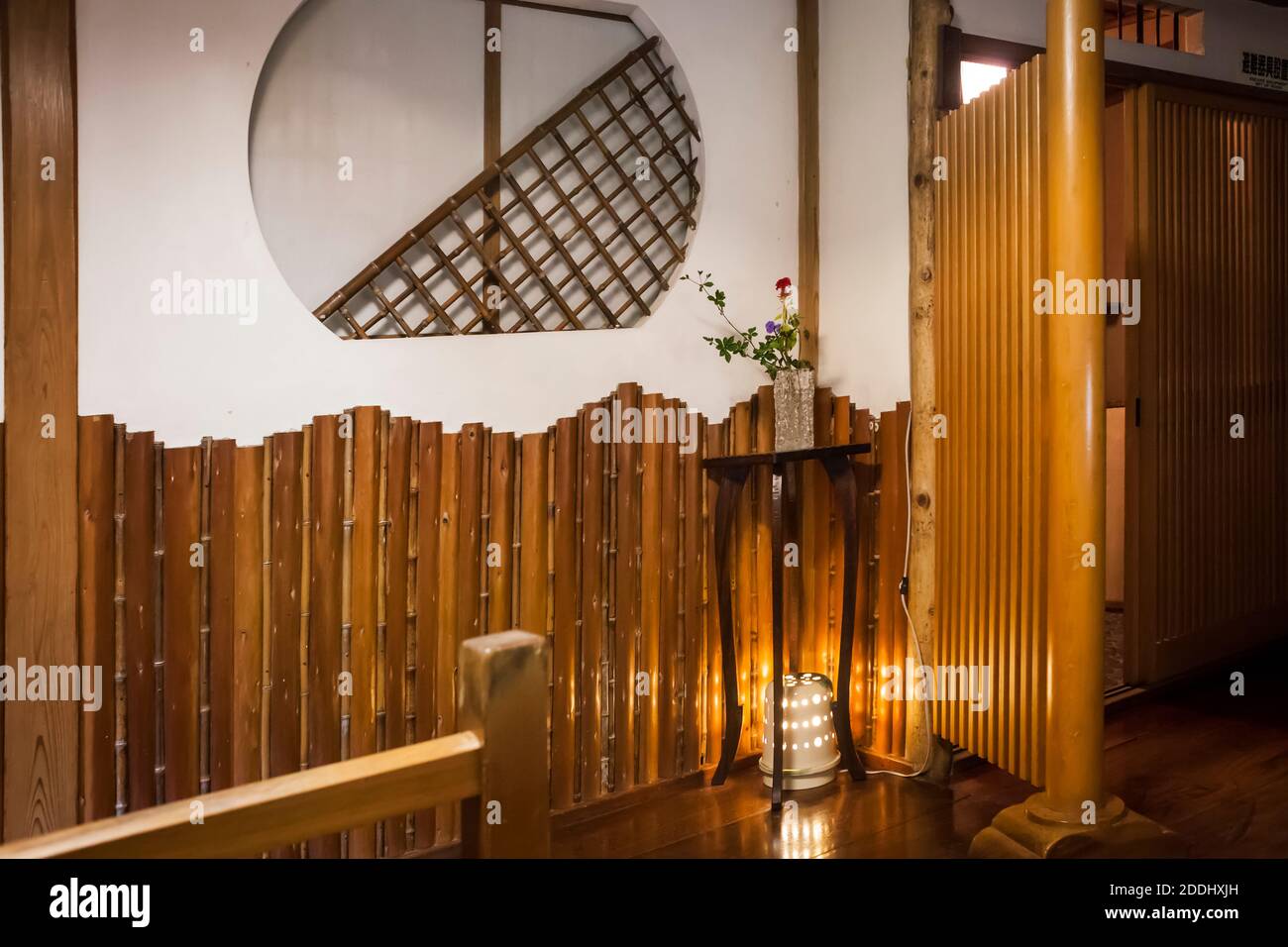 Horizontal view of Fukuzumiro ryokan interior, Hakone-Yumoto, Hakone ...