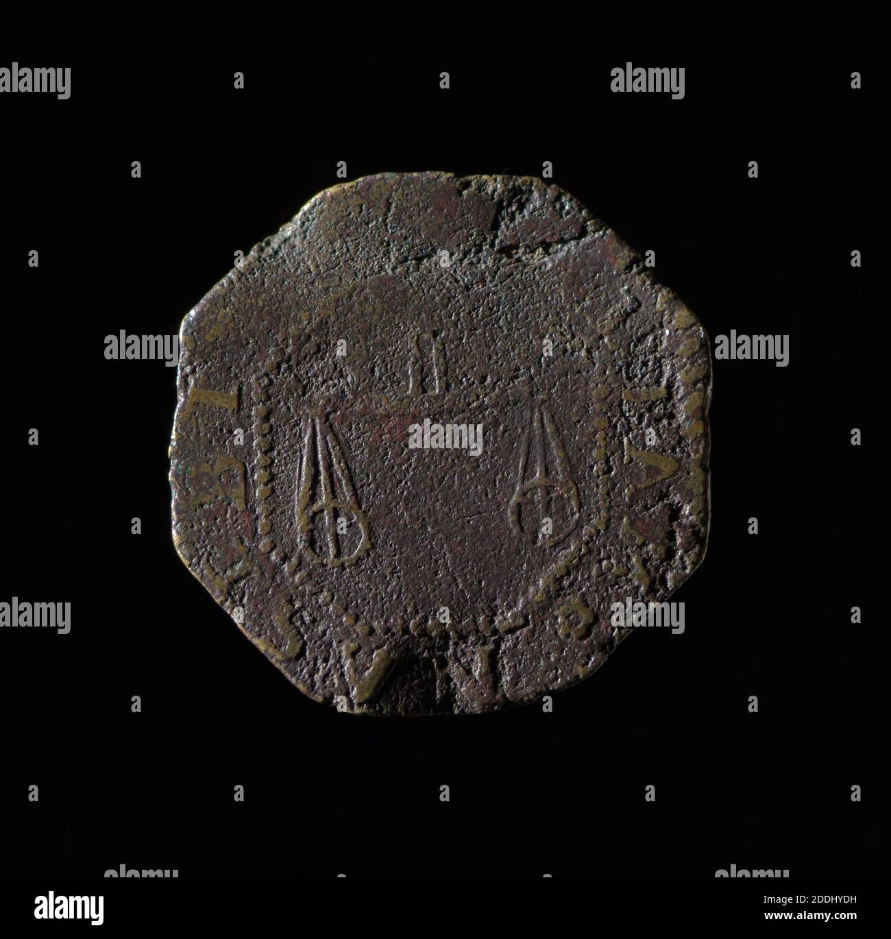17th Century Birmingham Halfpenny Token,1600-1669, Numismatics, Coin ...