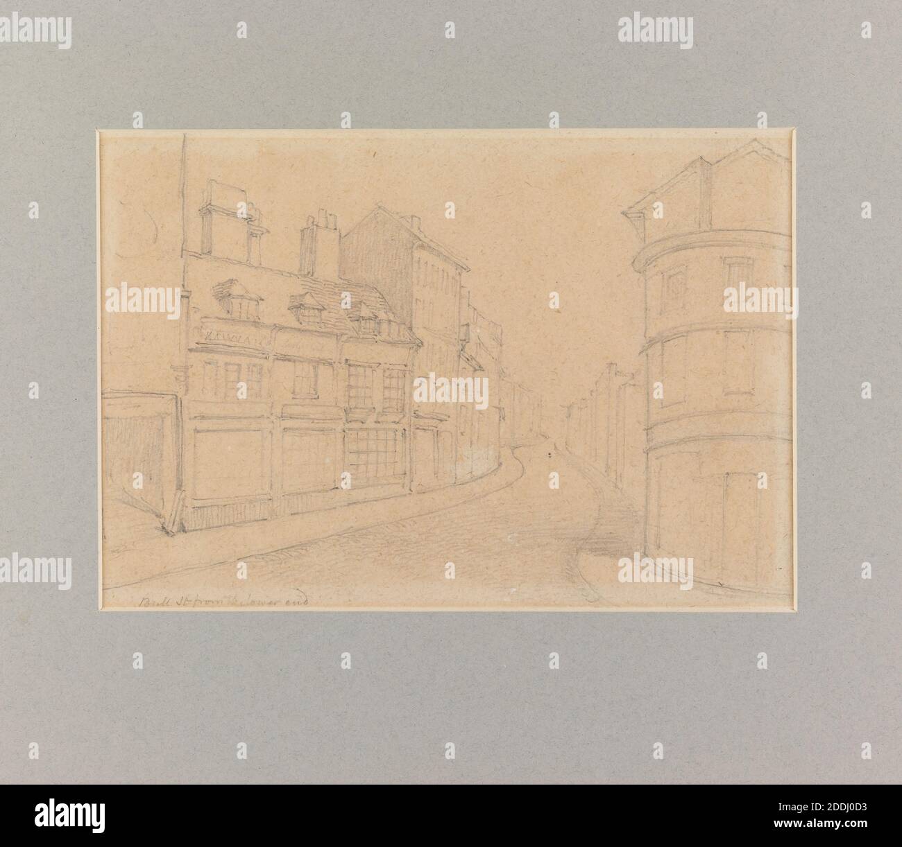 Pencil drawing worcester street hi-res stock photography and images - Alamy