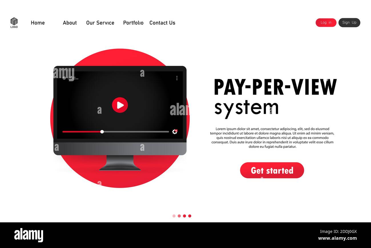 Pay view tv Stock Vector Images - Alamy