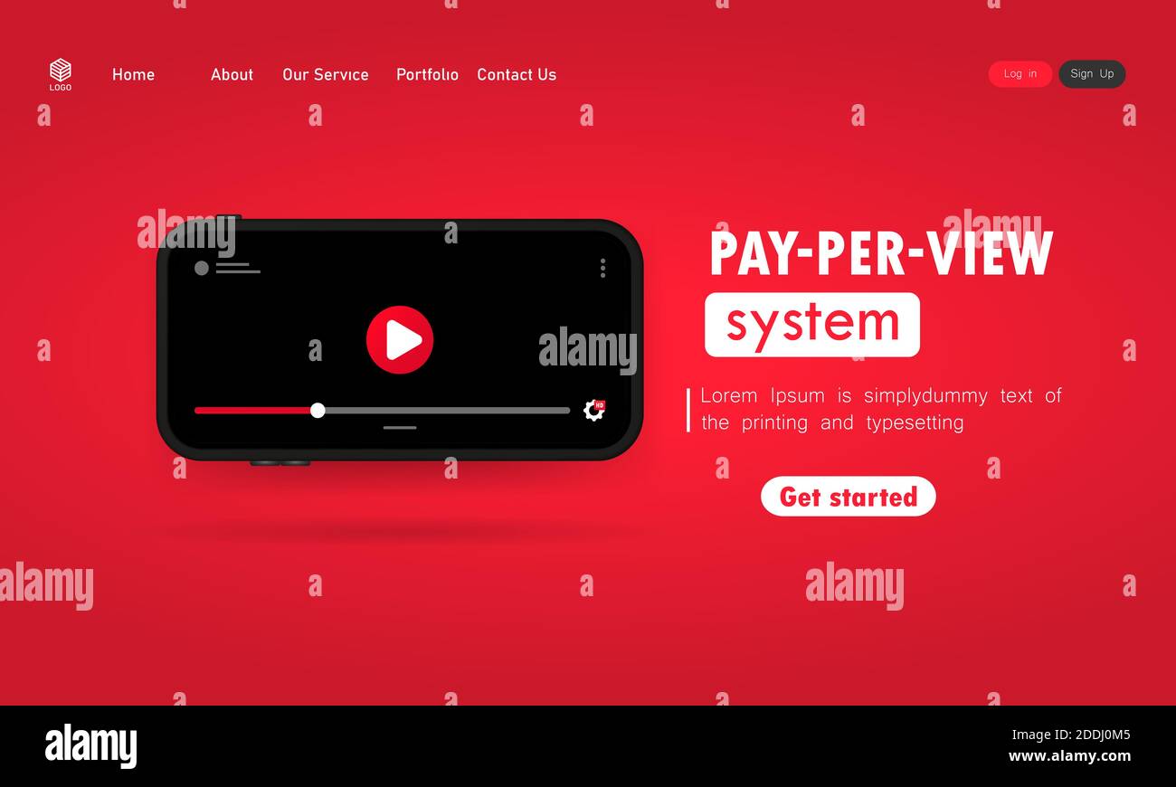 Pay view Stock Vector Images - Alamy