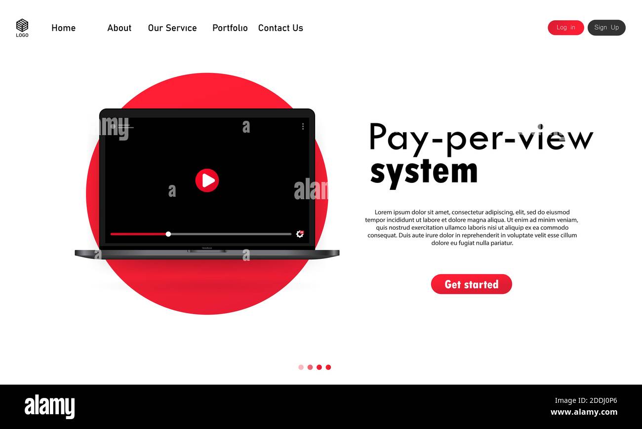 Per view Stock Vector Images - Alamy