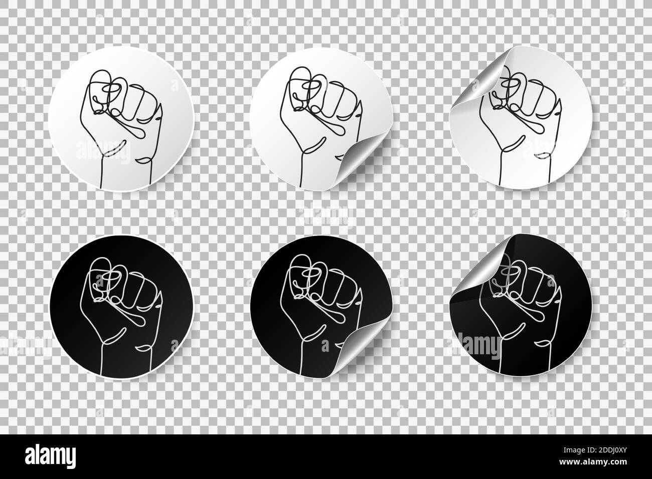 Curled Fingers Clip Art