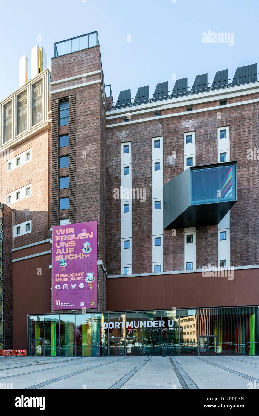 Dortmunder U, center for art and creativity Stock Photo - Alamy
