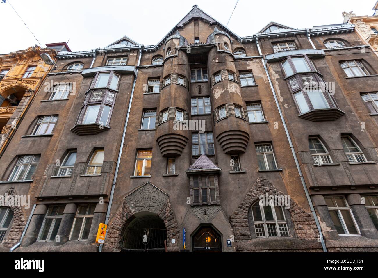 Alberta iela, building by architect was Eižens Laube, Riga, Art Nouveau ...
