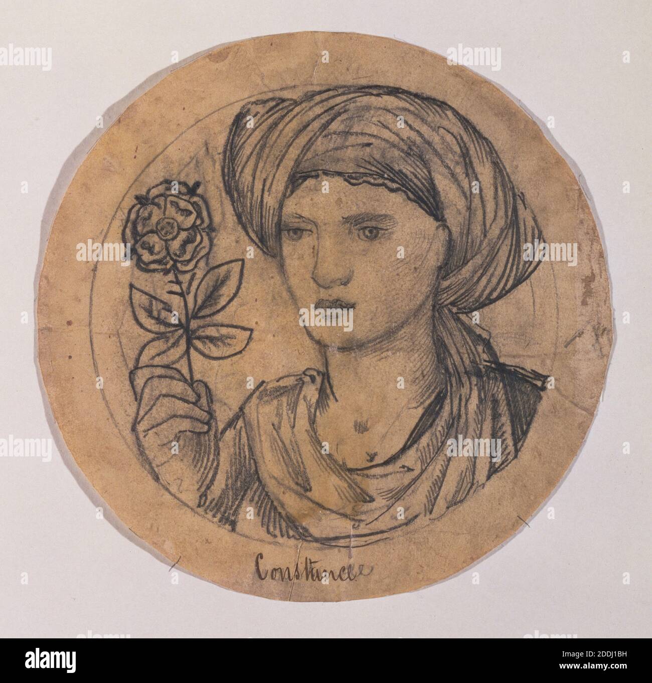 Chaucer's 'Legend of Good Women', Constance, 1863 Design for stained ...