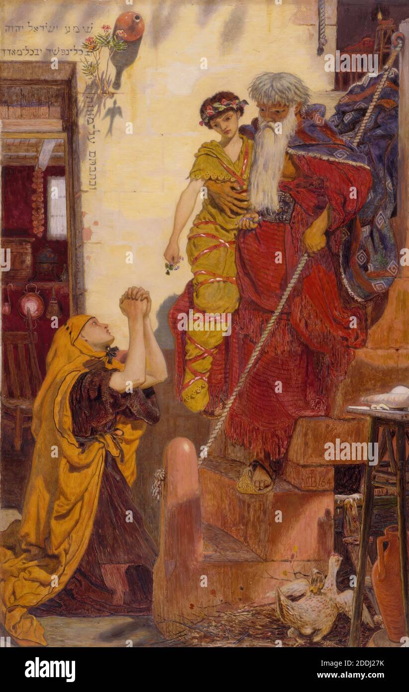 in Frame Elijah and the Widow's Son, 1864 Artist: Ford Madox Brown, The ...