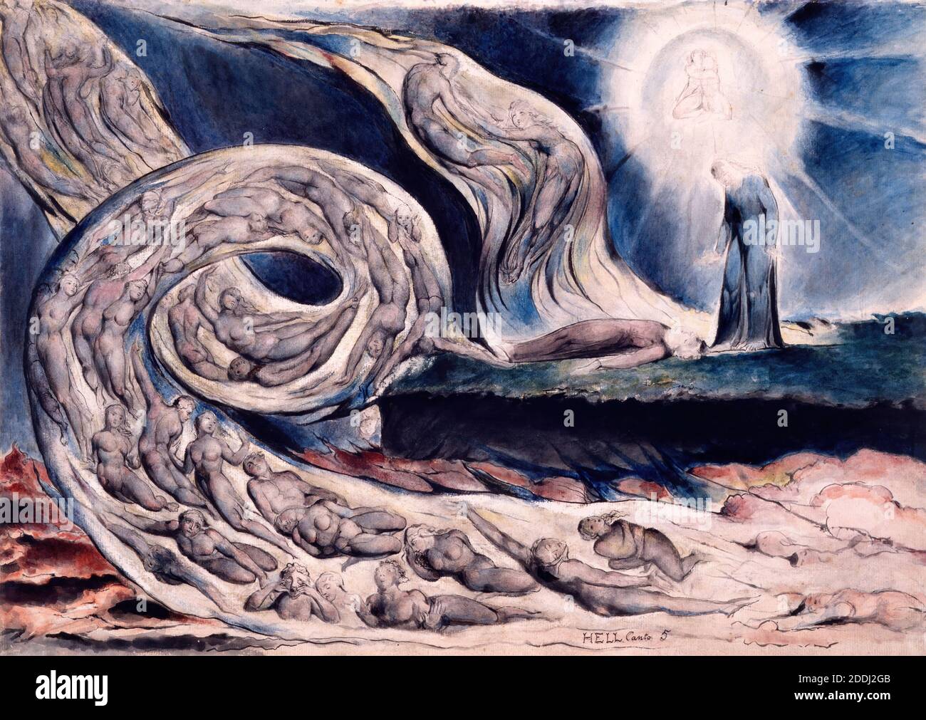 The Circle of the Lustful, 1824-27 William Blake, This is the most ...