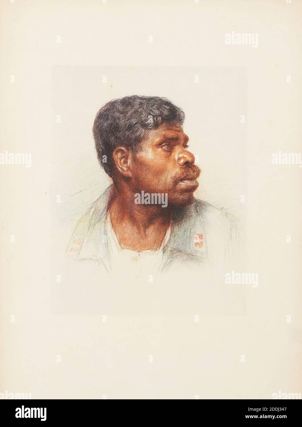 New caledonian soldier mixed pacific battalion eugene burnand hi-res ...