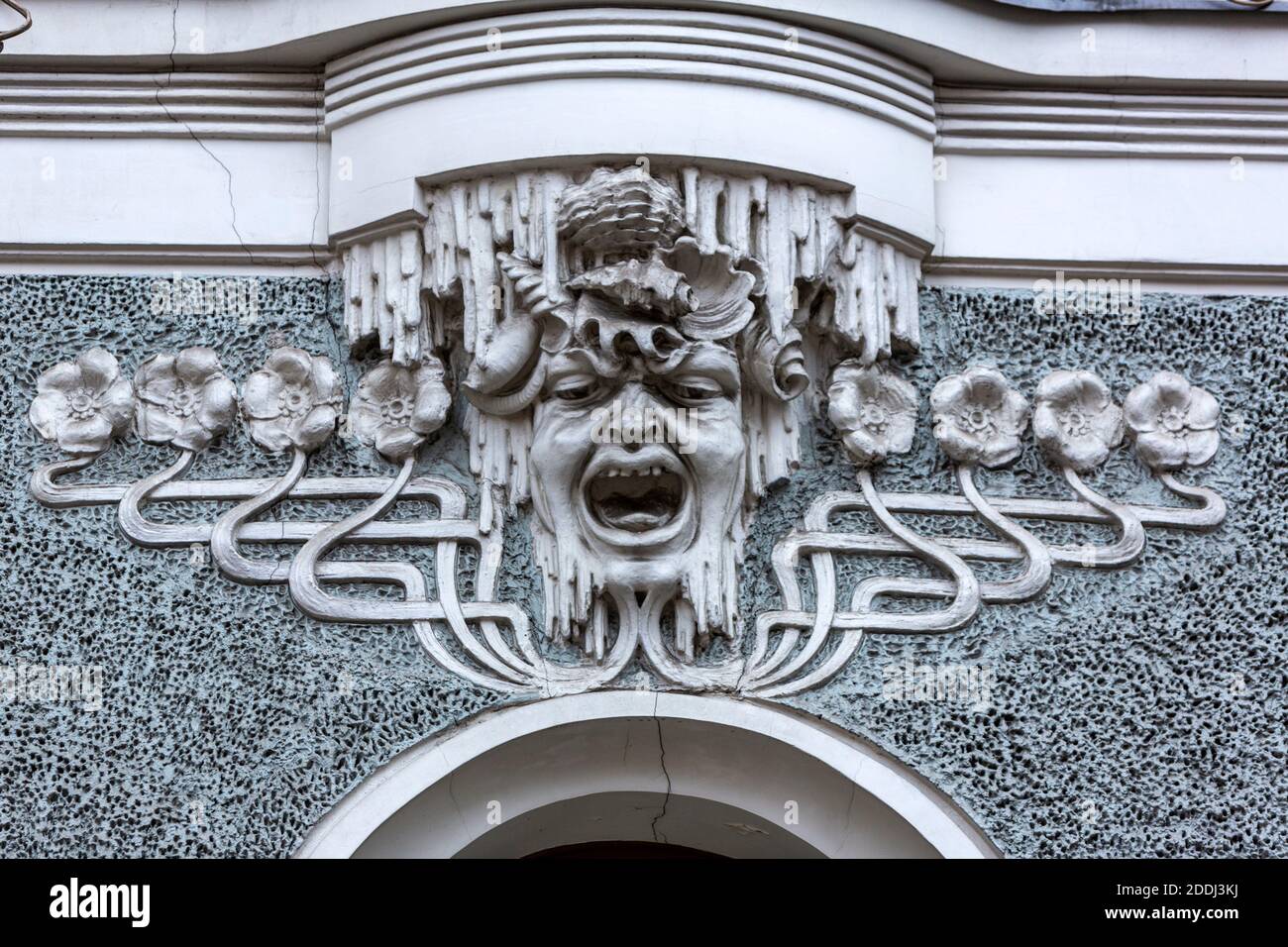 Alberta iela, Riga, Art Nouveau architecture, Latvia Stock Photo - Alamy