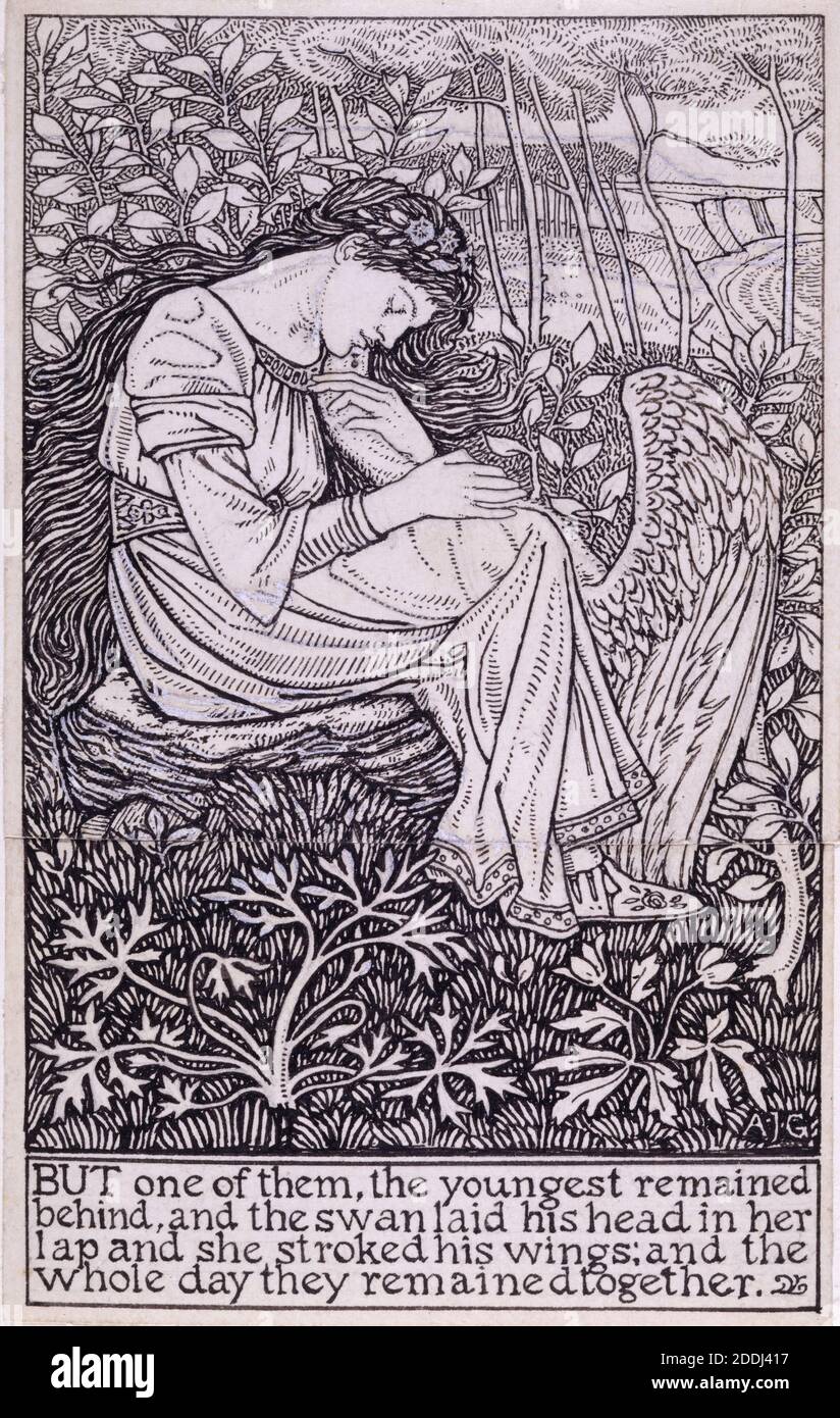 But One of Them, the Youngest, Remained Behind, 1892 Arthur Joseph ...