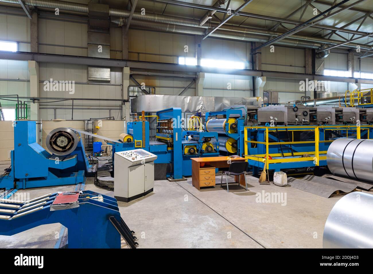 high-tech, modern, high-performance plant with high-precision equipment ...