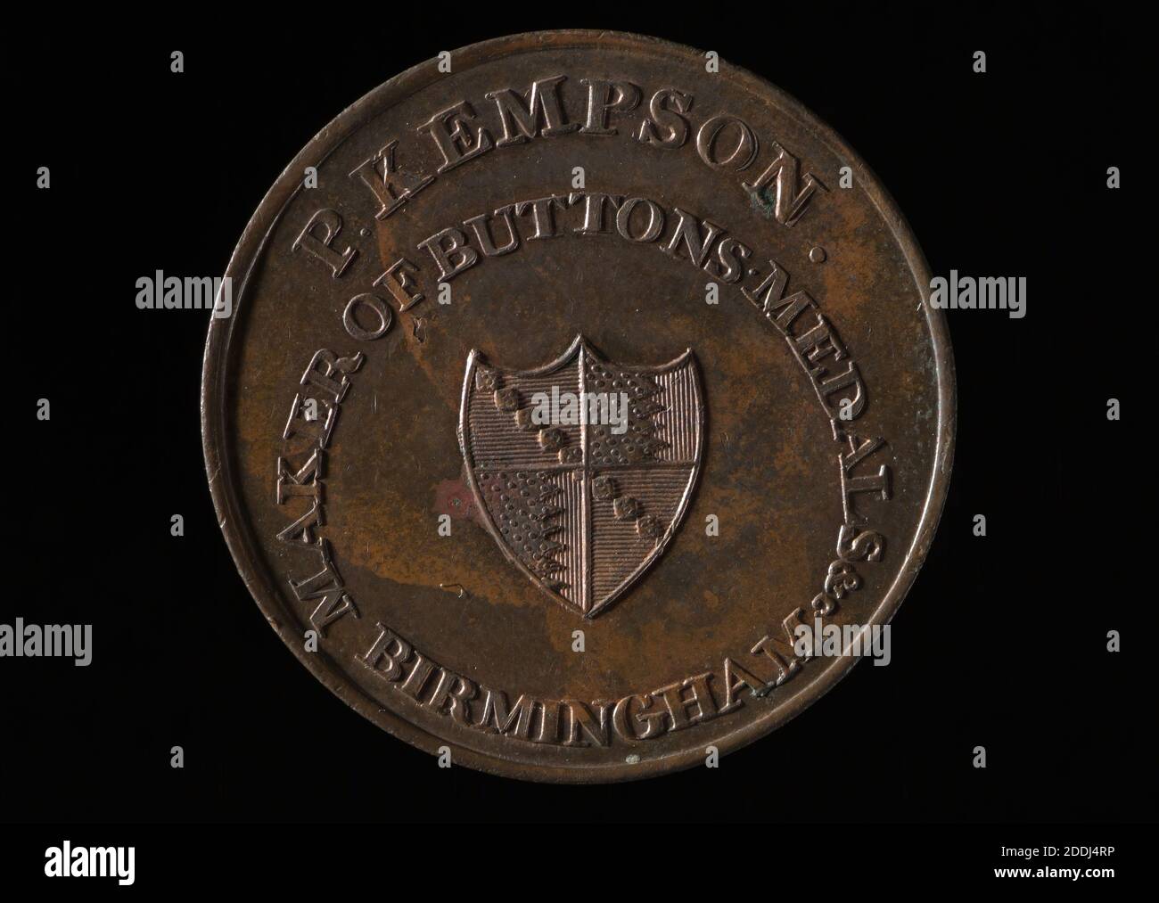 18th Century Copper Token, Birmingham Workhouse, Birmingham, 1797 Peter ...