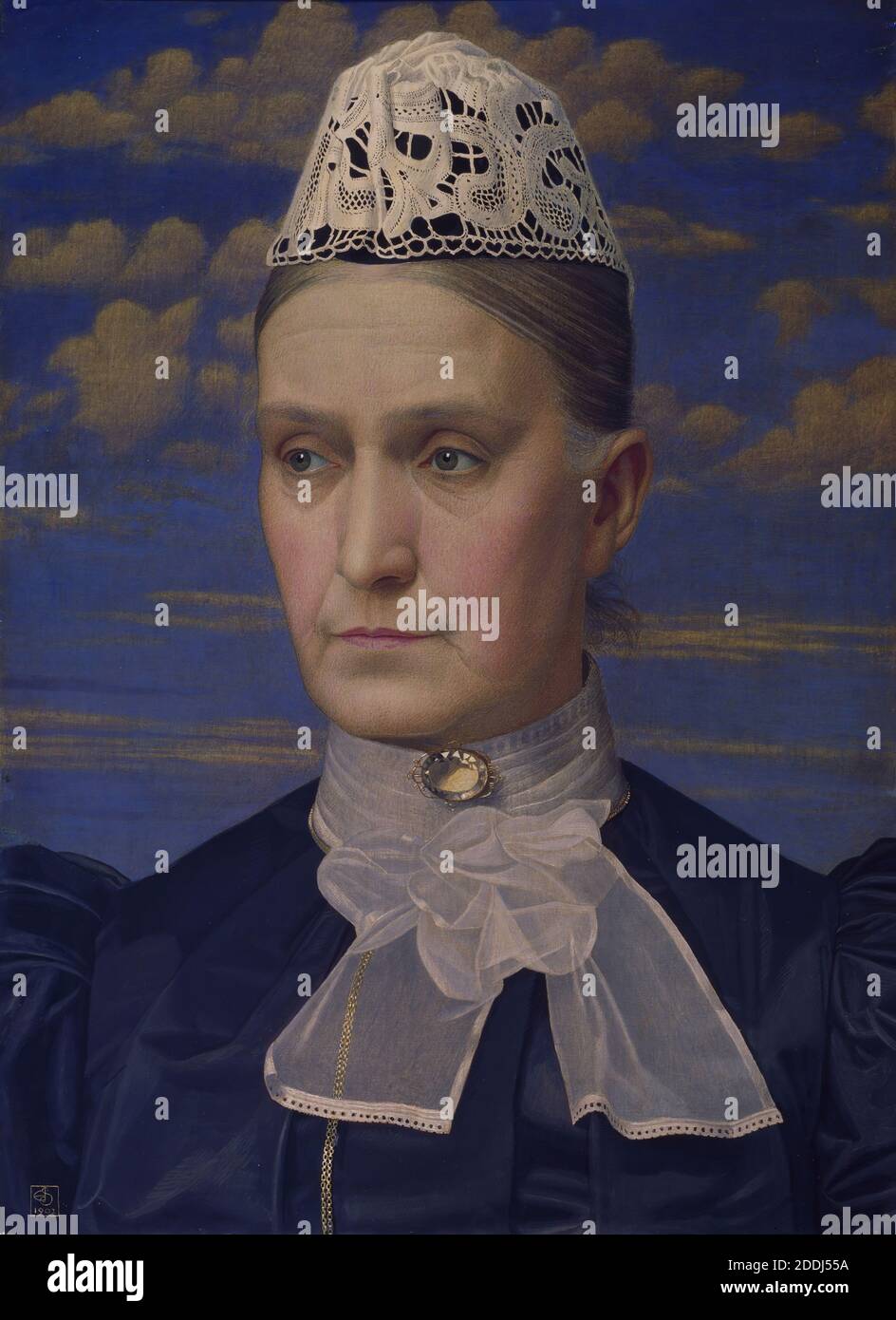 Portrait Of The Artist's Mother, 1902 By Joseph Edward Southall (d.1944 ...