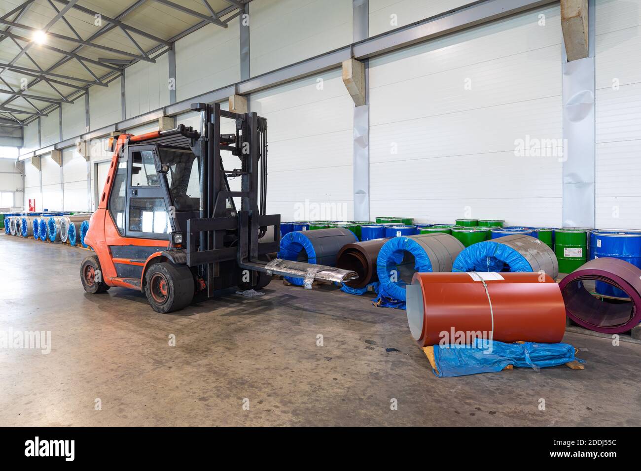 transportation of goods and raw materials in a modern enterprise ...