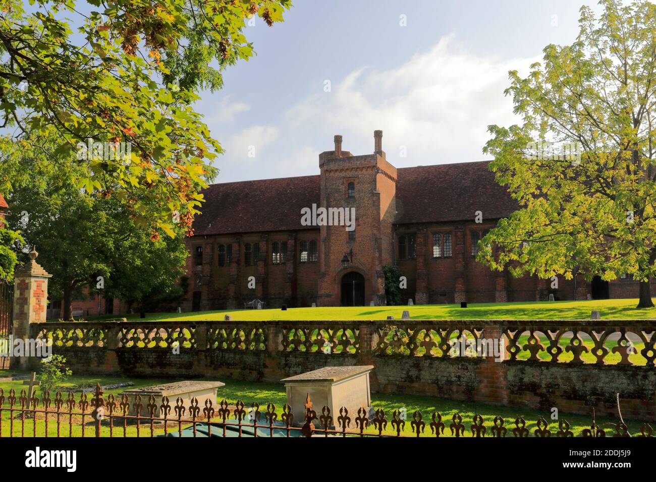 The Old Tudor Palace, Hatfield town, Hertfordshire County, England ...