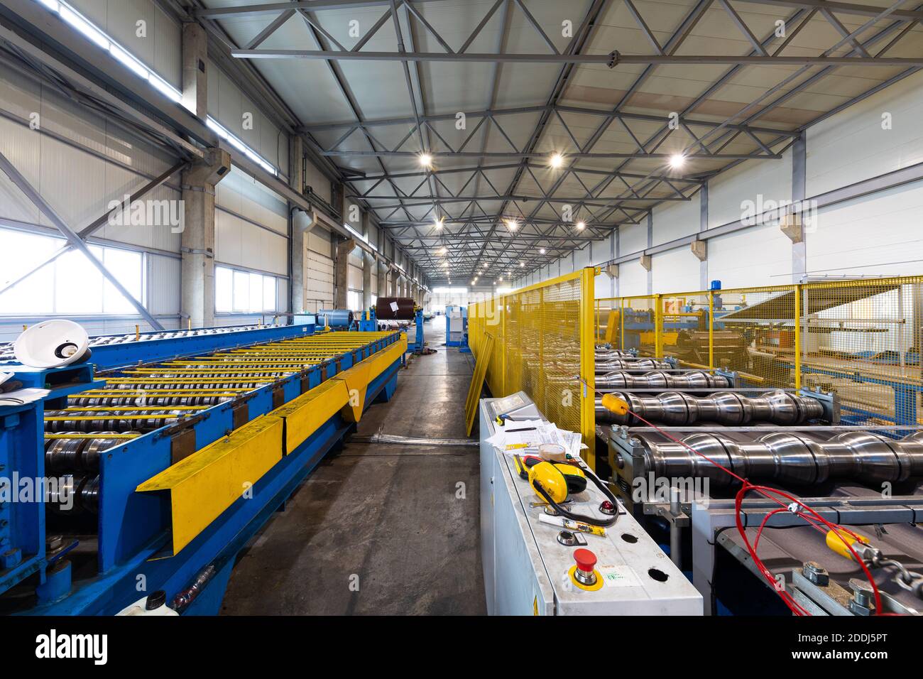 high-tech, modern, high-performance plant with high-precision equipment ...