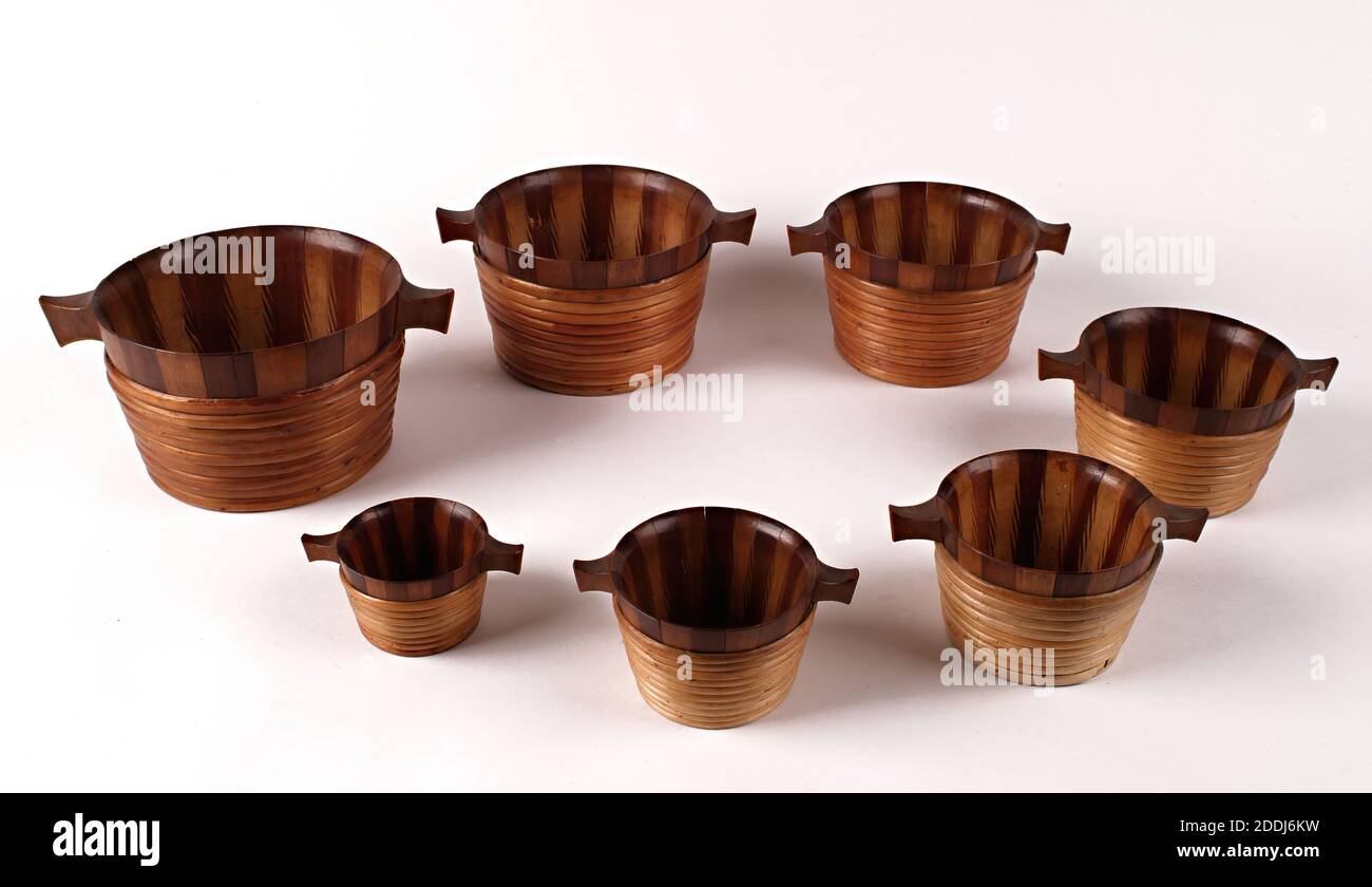 Bickers, Nest of Cups, 1750-1900, Made in Scotland, This is a very rare ...