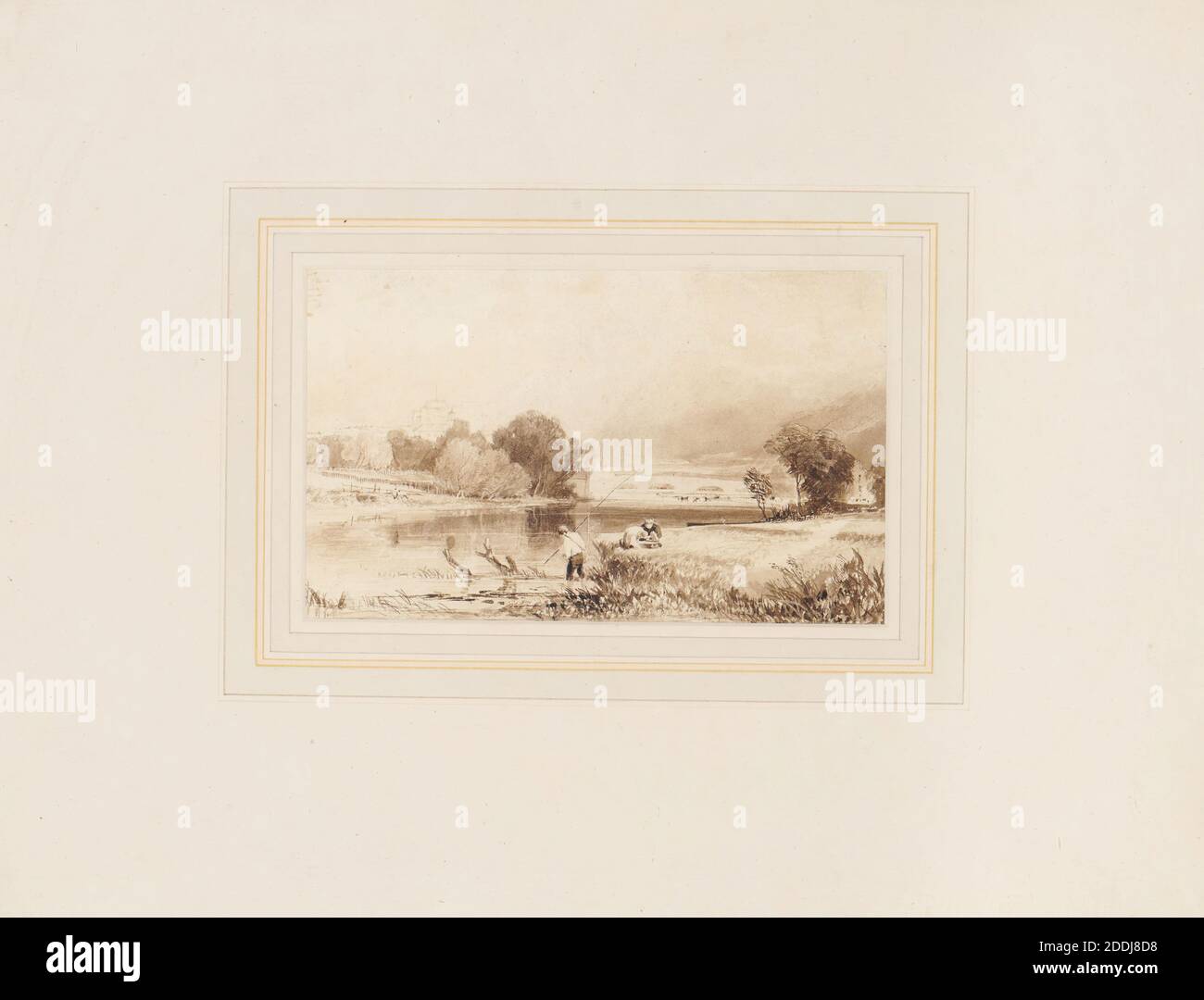 View Of Tamworth,1828-9 Harding, James Duffield, Landscape, 19th ...