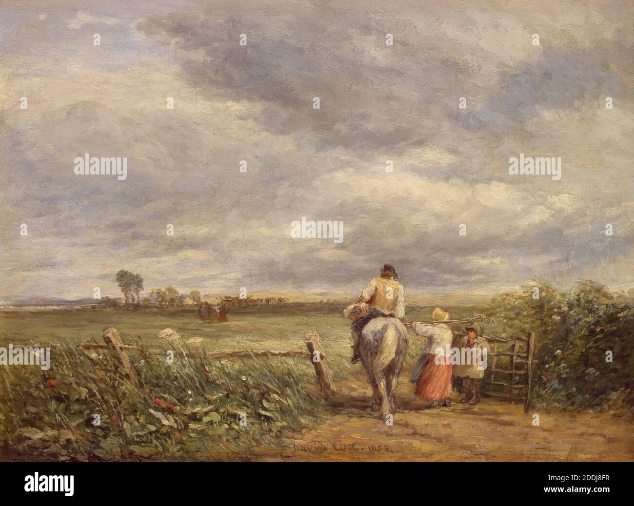Going to the Hayfield, 1853 By David Cox, Animal, Horse, Rural Stock ...