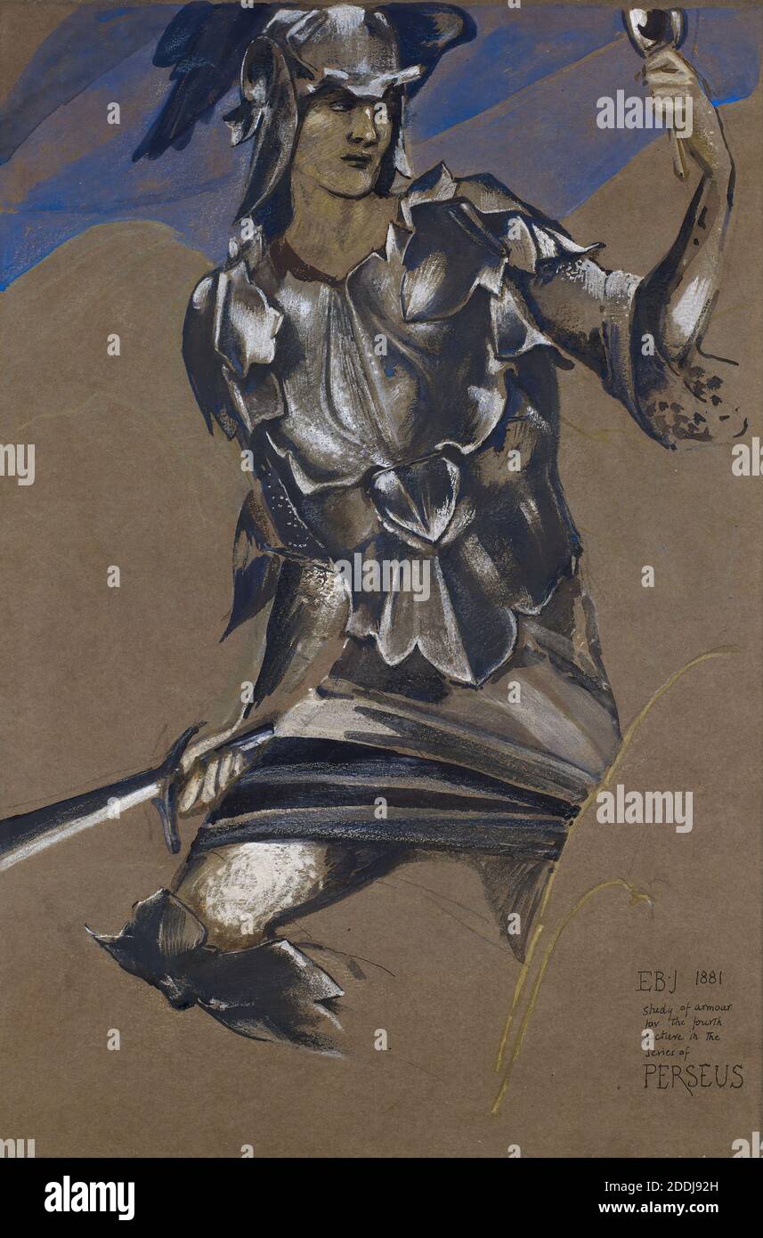 The Perseus Series, Study of Perseus in Armour for The Finding of ...