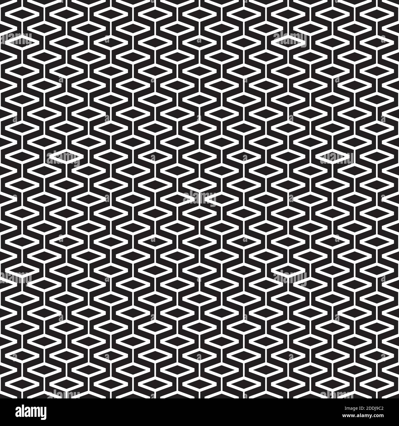 Seamless abstract geometric diamond weave pattern background Stock ...