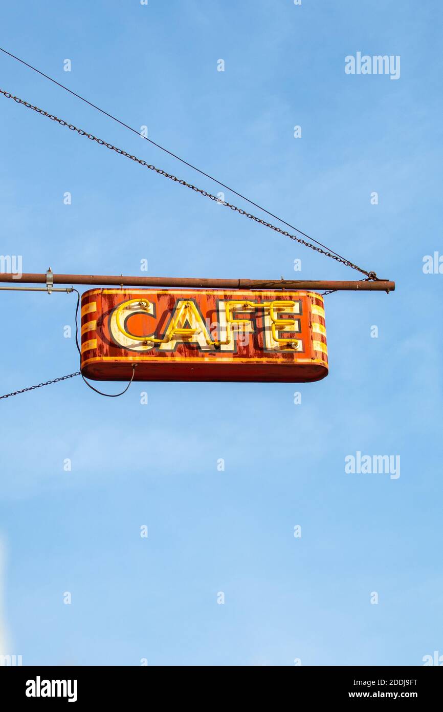 Vintage Cafe Sign