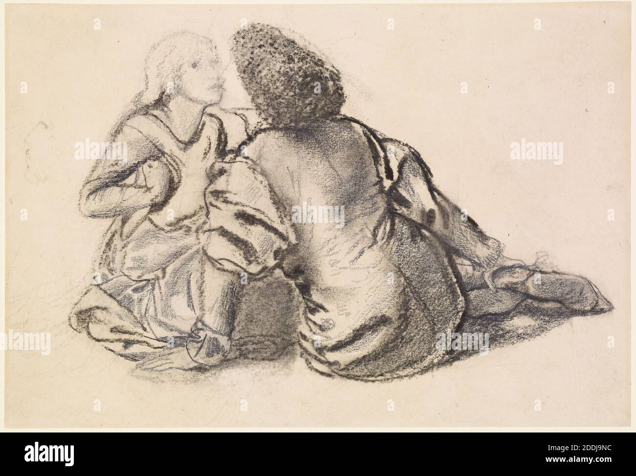 An Idyll, Study, 1862 Artist: Edward Burne-Jones, Art Movement, Pre ...