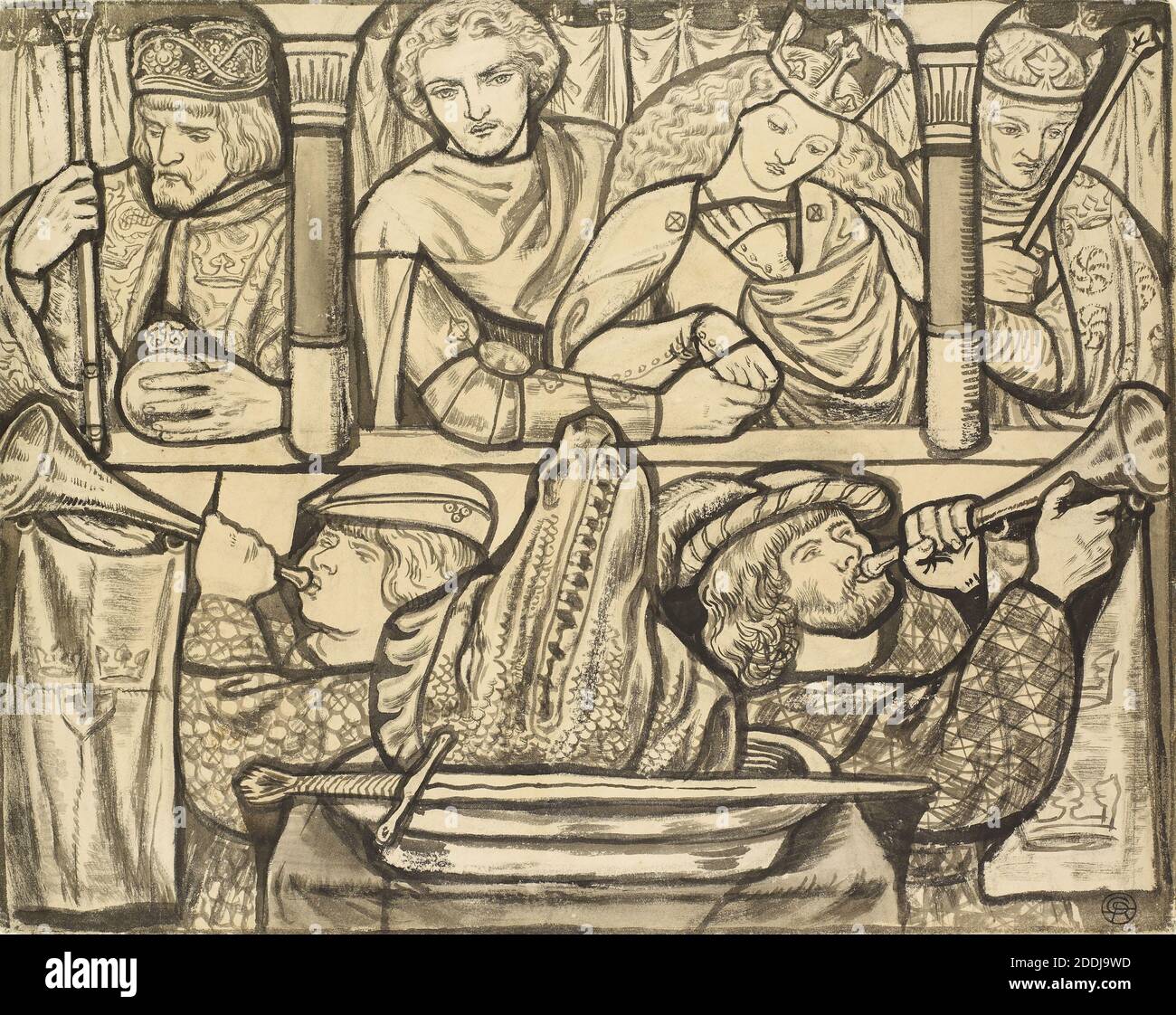 St George and the Dragon, The Wedding of St George, 1861-62 Dante ...