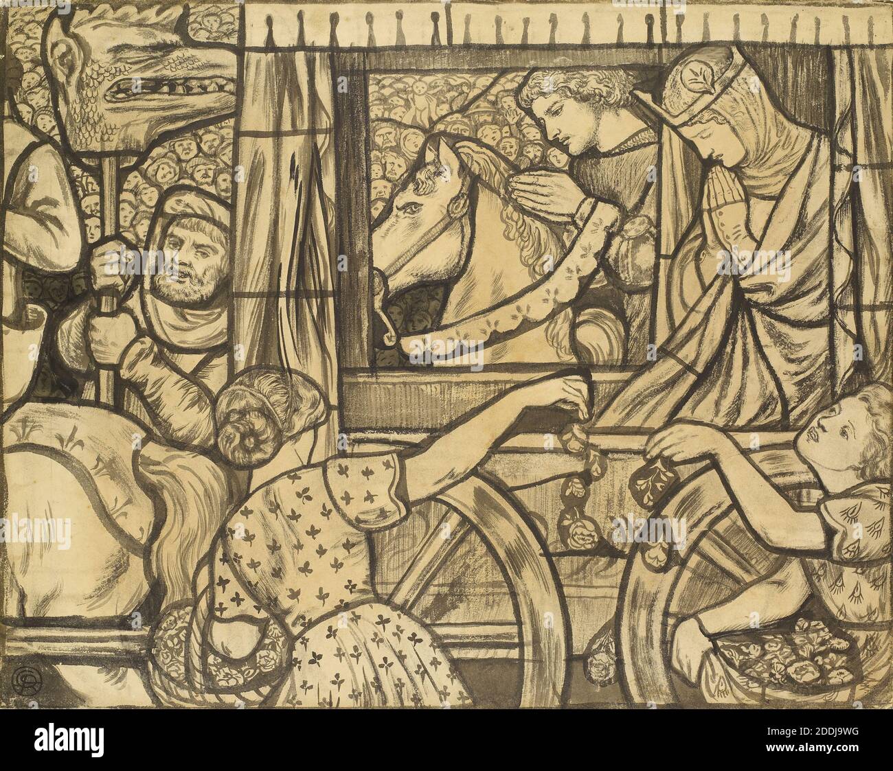 Dragon drawing hi-res stock photography and images - Alamy