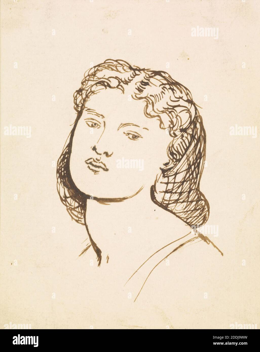 Portrait of Fanny Cornforth, 1862-1865 Dante Gabriel Rossetti, Drawing ...