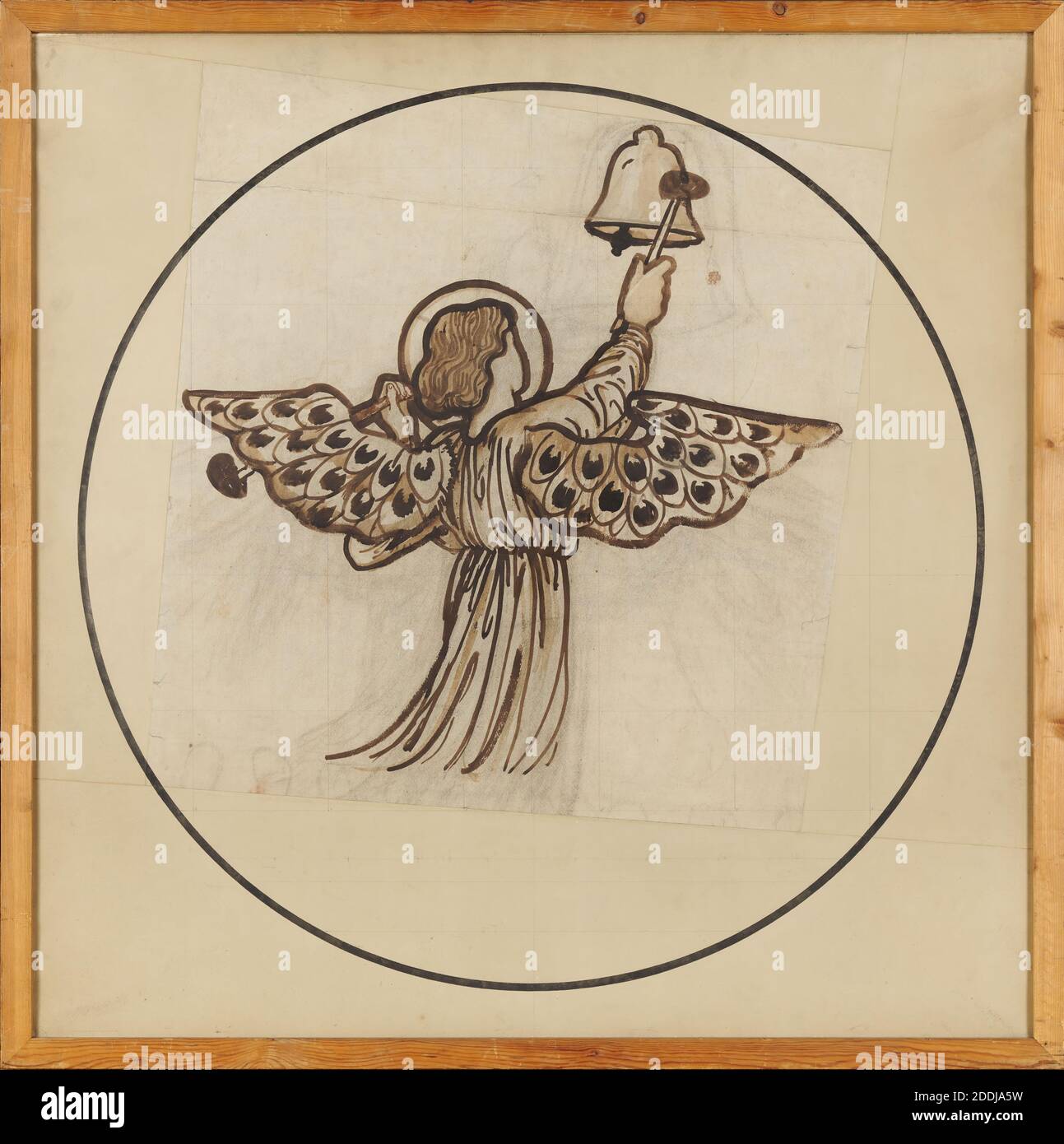 Angel playing on Bells, 1862 Sir Edward Burne-Jones (d1898), 19th ...