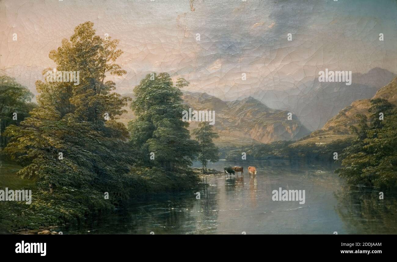 Ullswater From Pooley Bridge, 1847 Thomas Baker, Landscape, Mountain ...