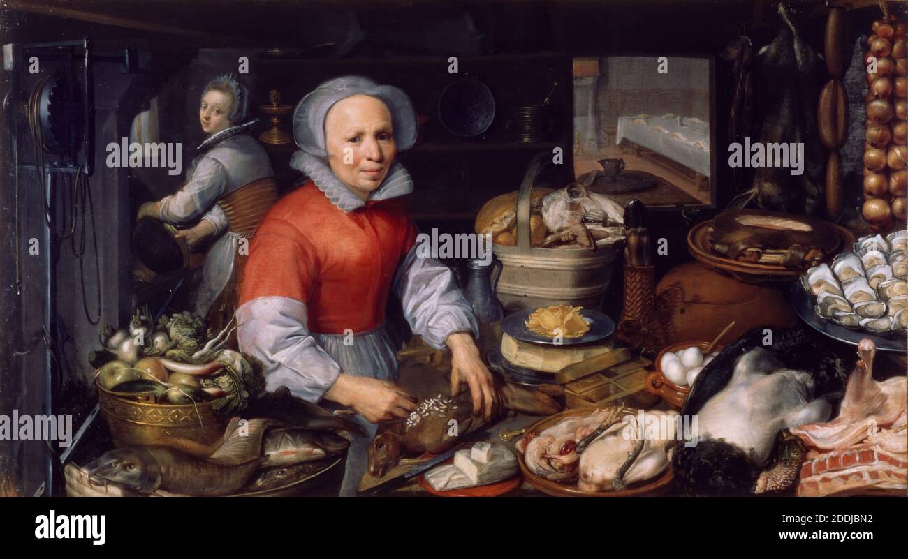 Preparations for a Feast, 1575-1625 Attributed to (previously): Pieter ...
