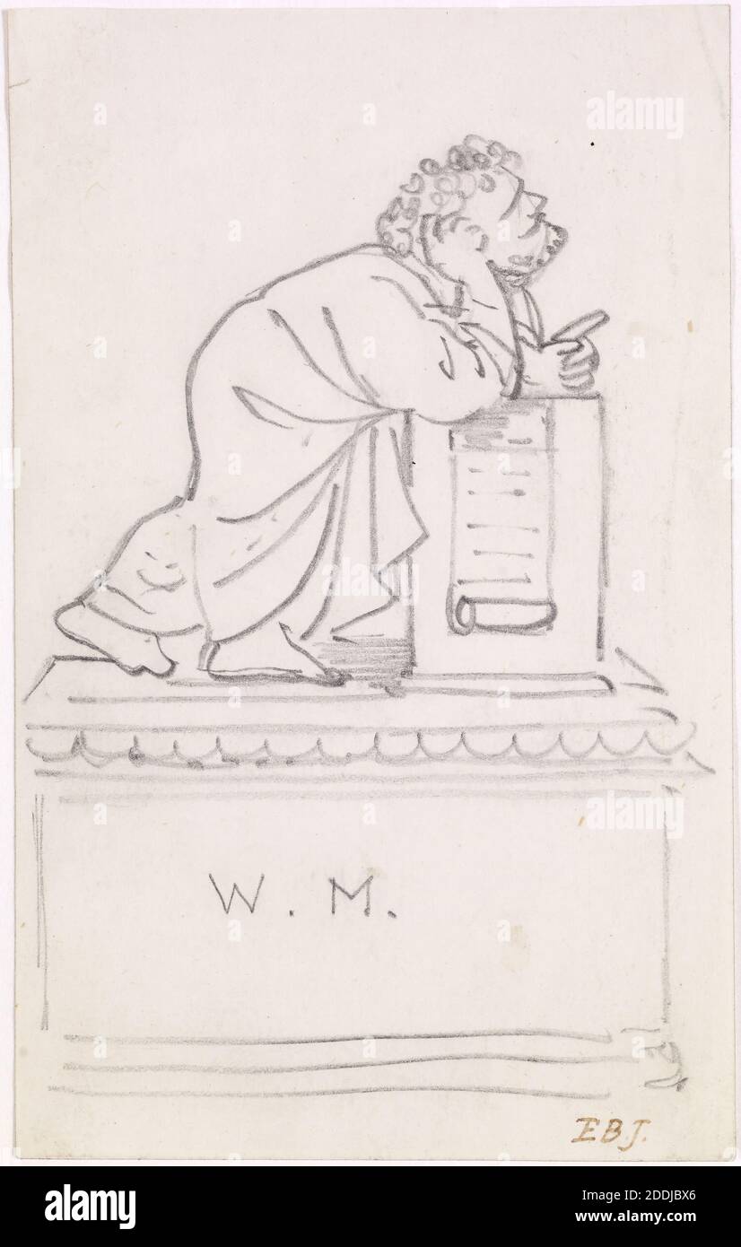 Caricature of William Morris as an Ancient Poet, 1870-1873 Sir Edward ...