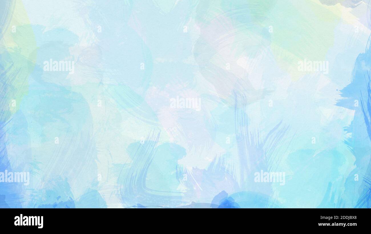 Abstract turquoise watercolor background with paper texture in 4k ...