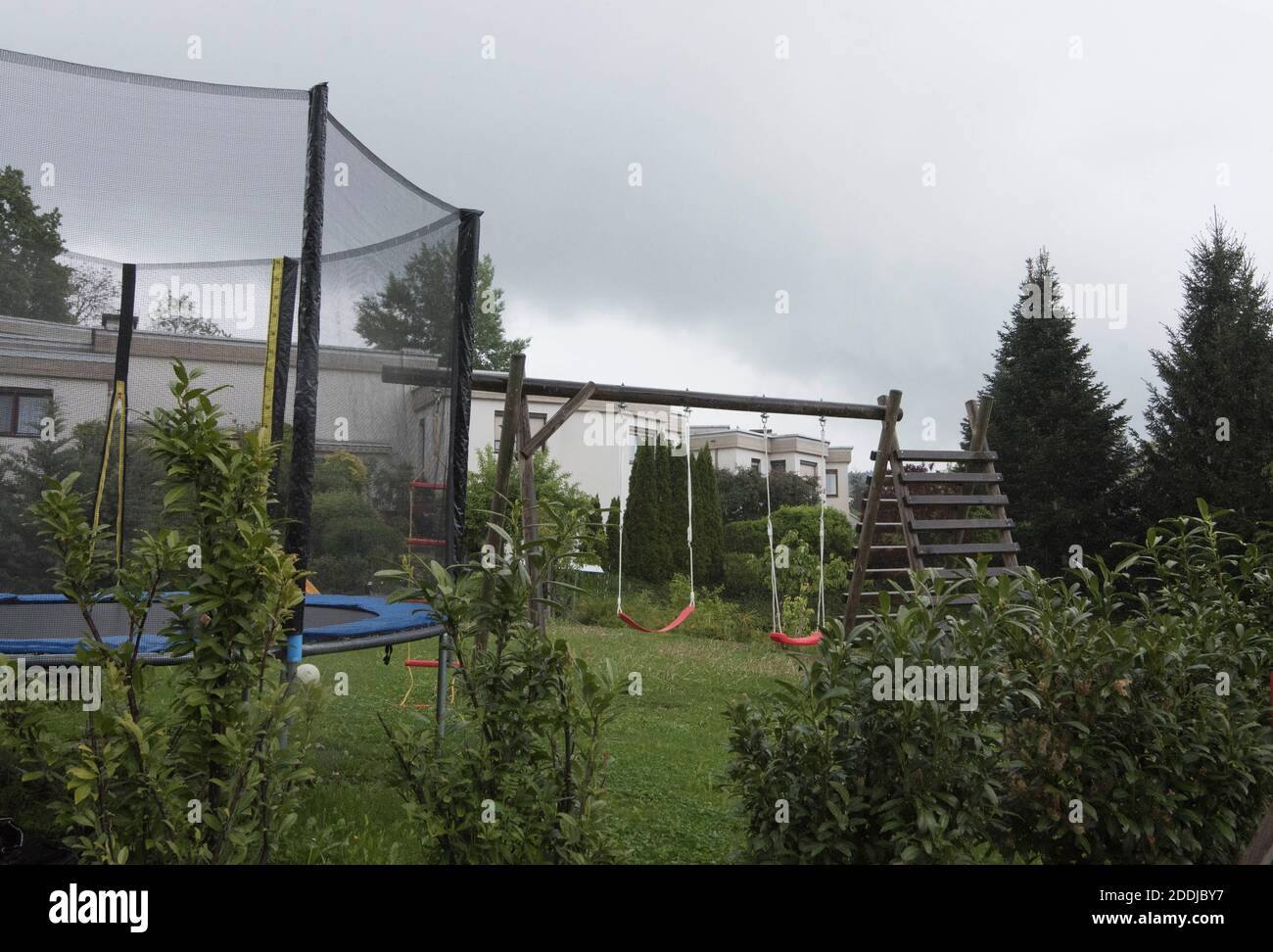 gardening and the design of a garden, landscape planning with plants ...
