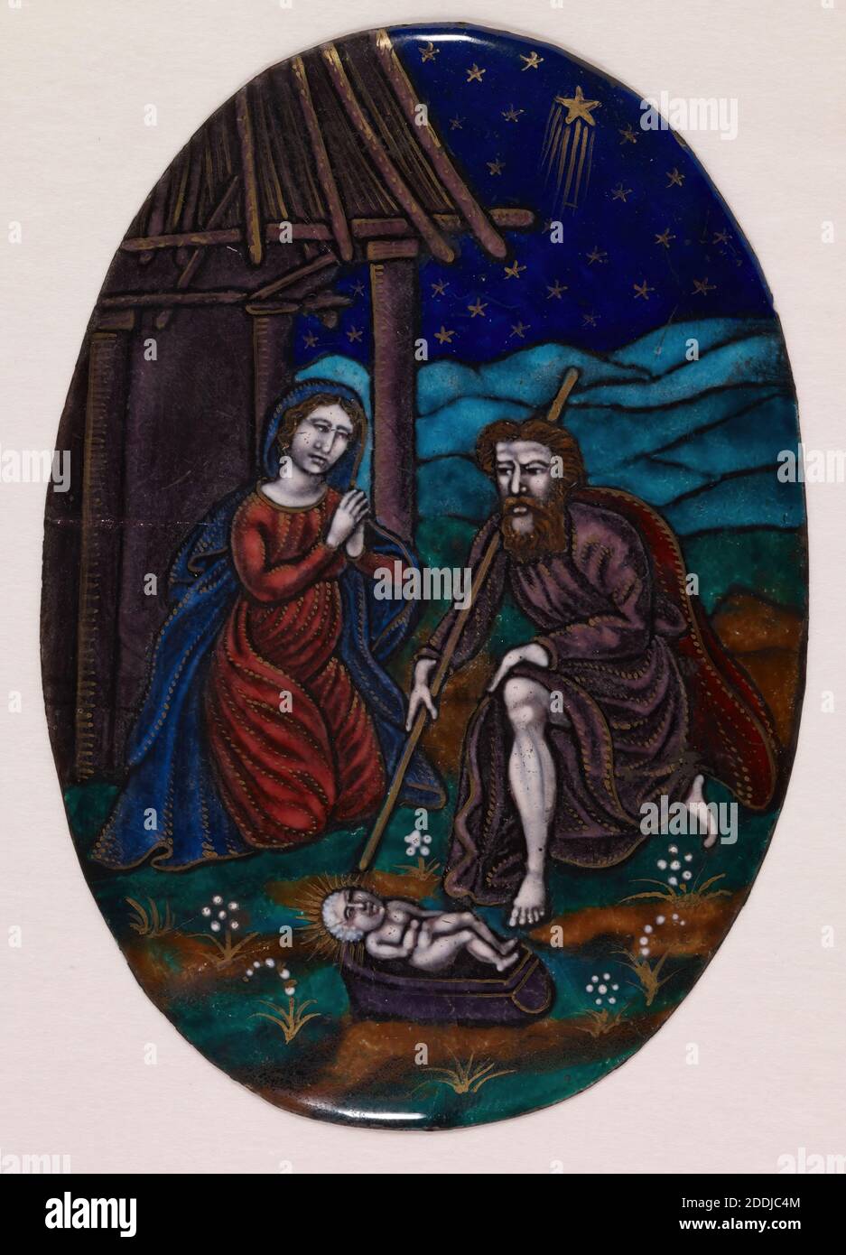 Enamel Plaque-Nativity Scene, 1550-1600 Made in Limoges, France ...