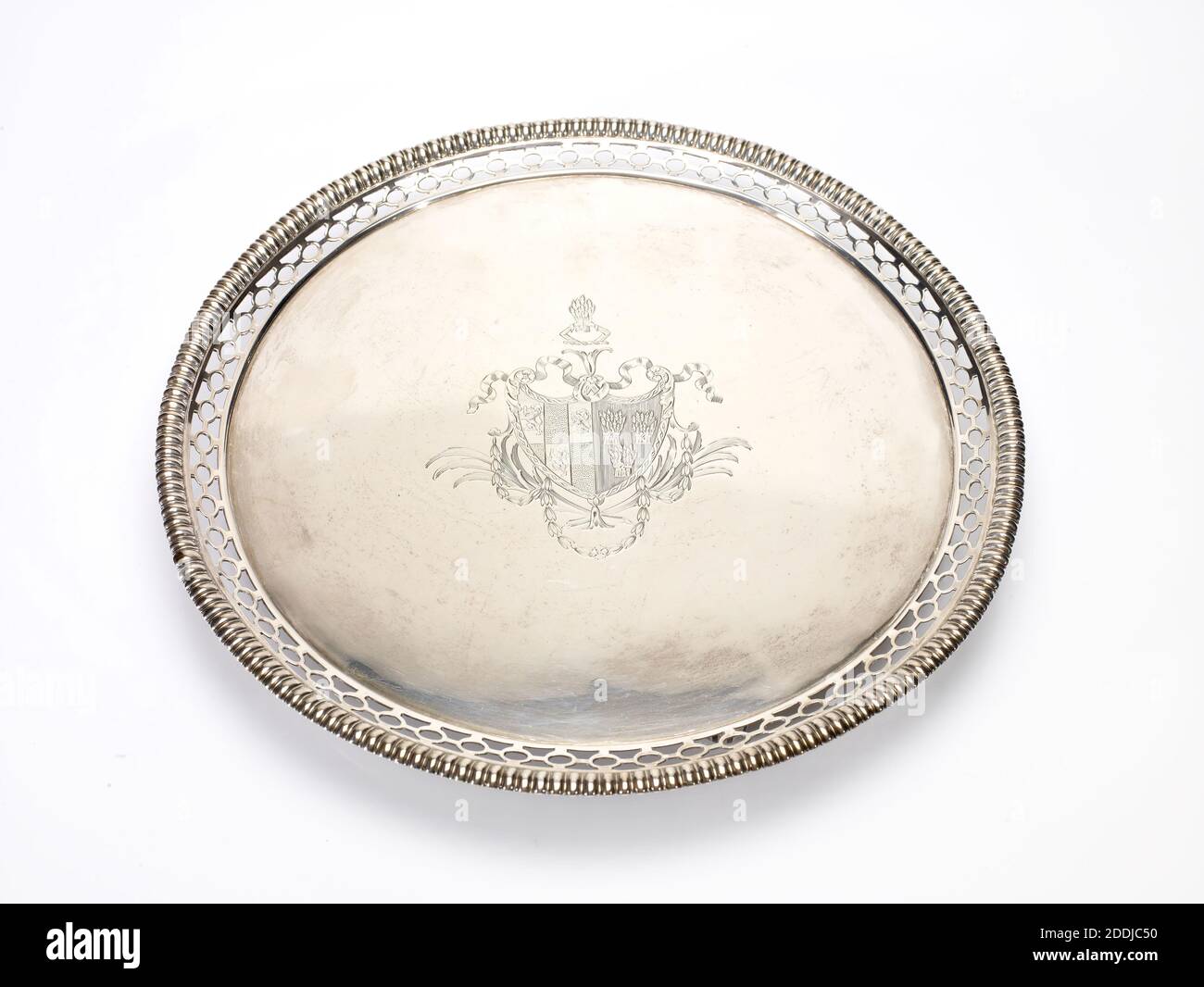 Silver plate Salver Makers: Matthew Boulton & John Fothergill, 18th ...