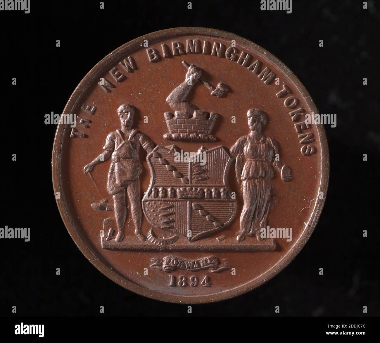 19th Century Birmingham Halfpenny Token, New General Hospital,1894 ...