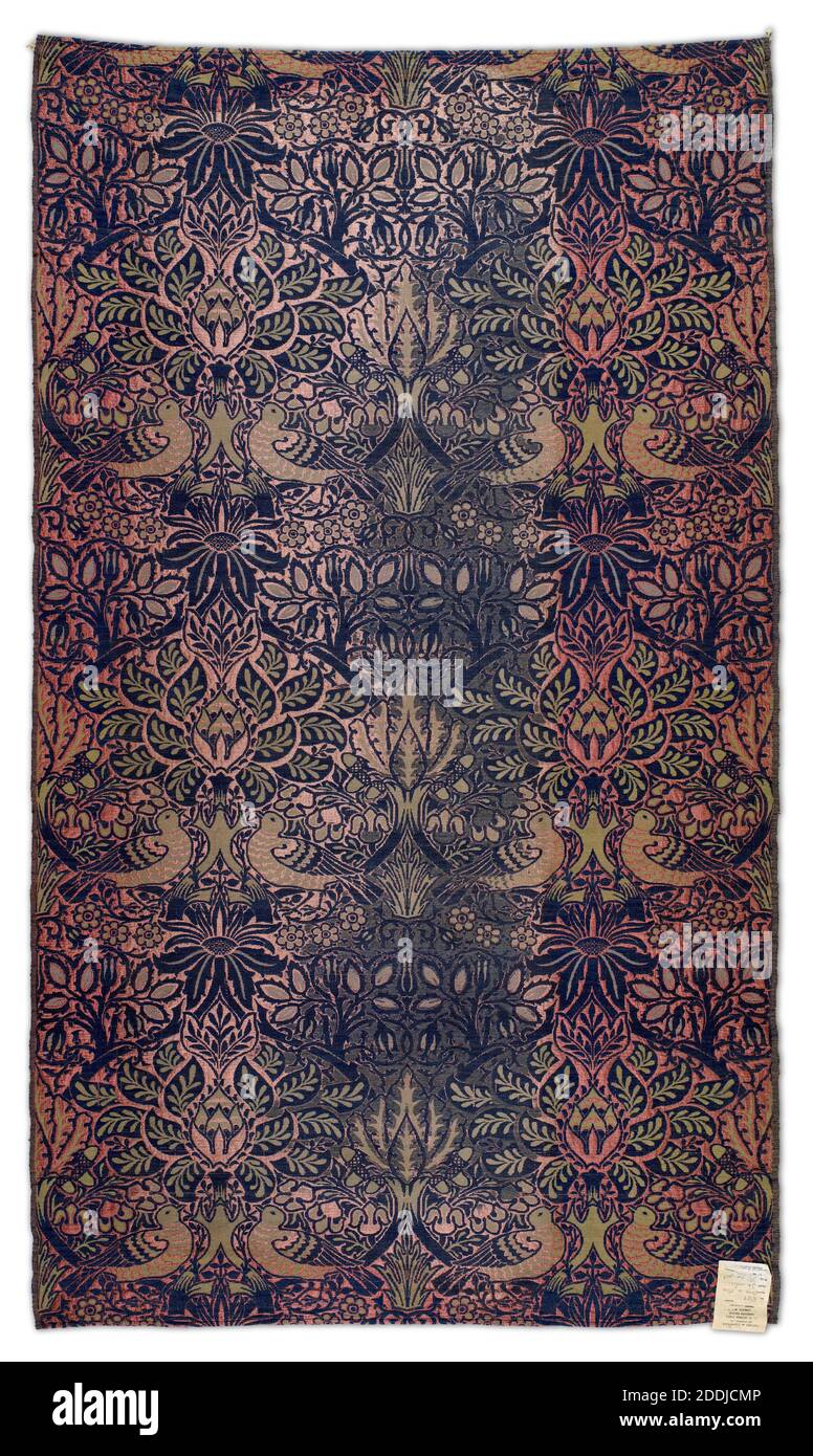 Woven Textile, Dove and Rose, 1879 Designer: William Morris ...
