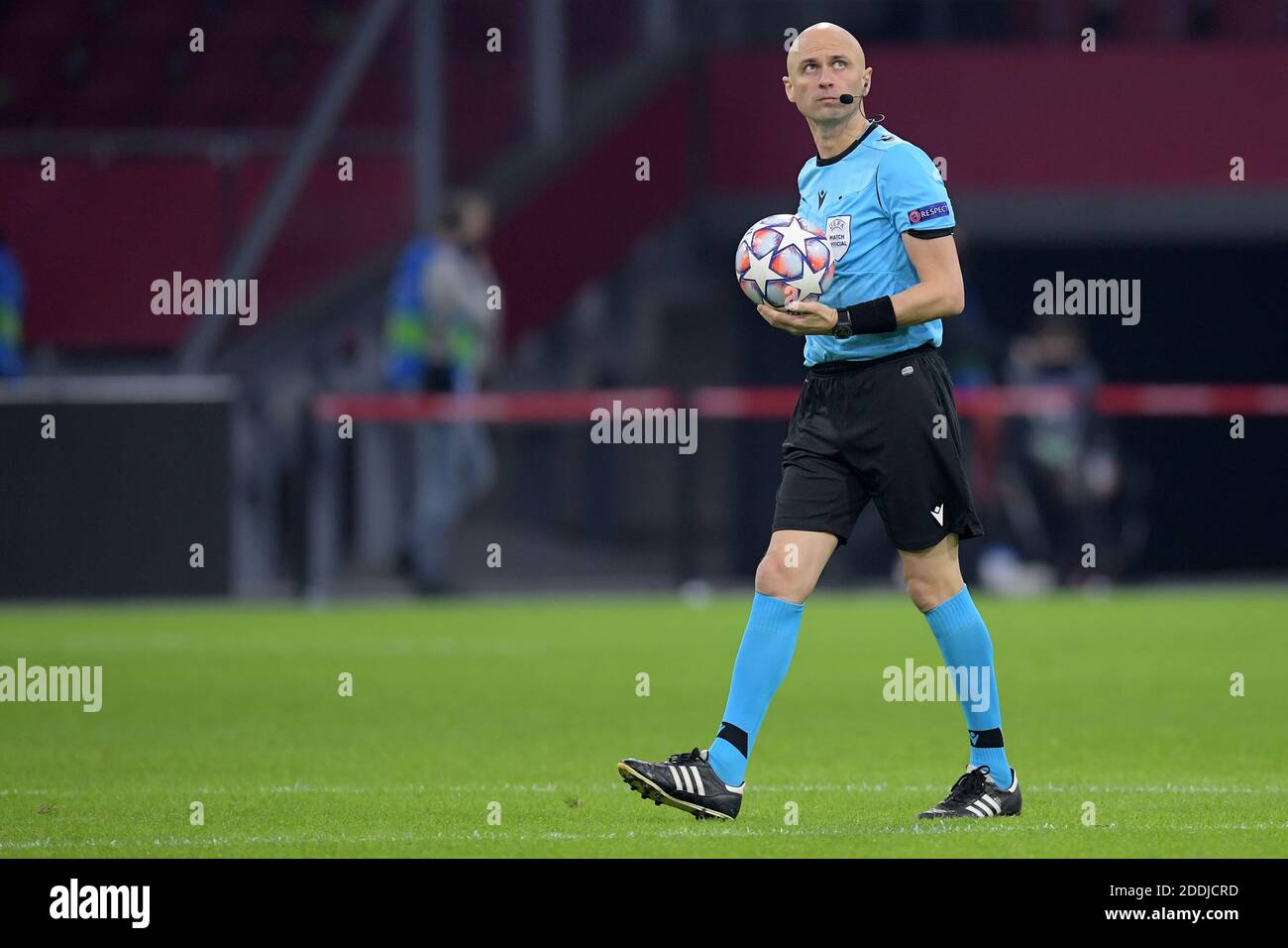 AMSTERDAM, NETHERLANDS - NOVEMBER 25: Referee Sergei Karasev during the ...