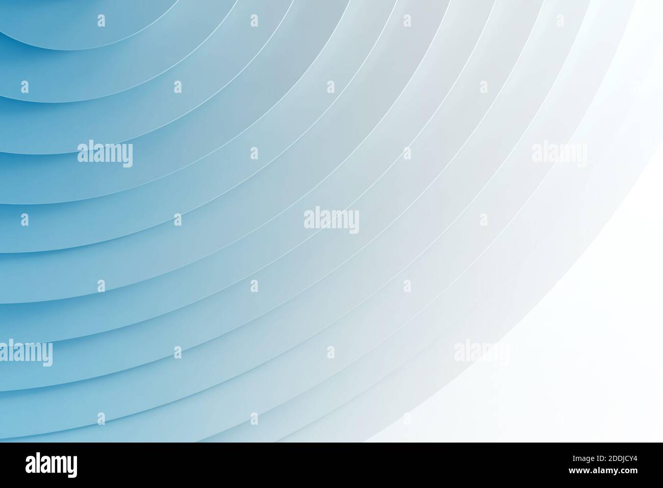 Abstract light blue geometric background with concentric ellipsoid ...