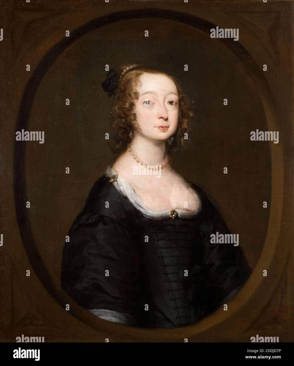 Portrait of a Woman, 1645 By William Dobson, Oil Painting, Portrait ...