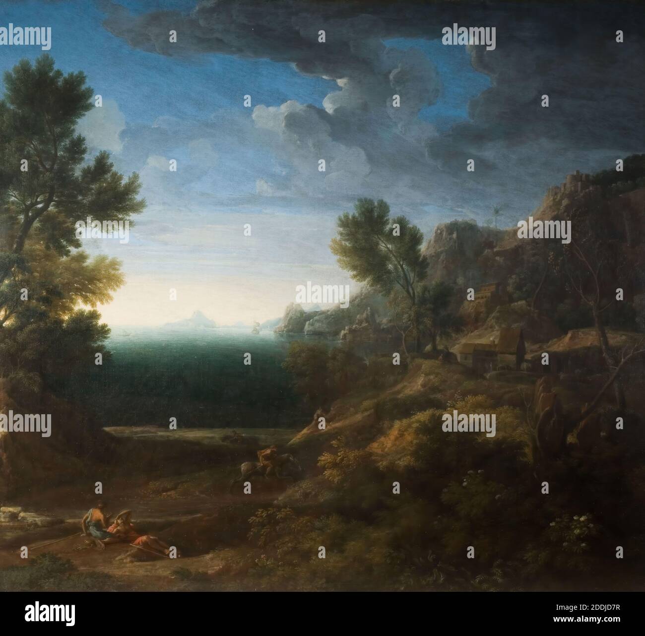 Classical Landscape, 1670 By Gaspard Dughet, Landscape, Oil Painting ...