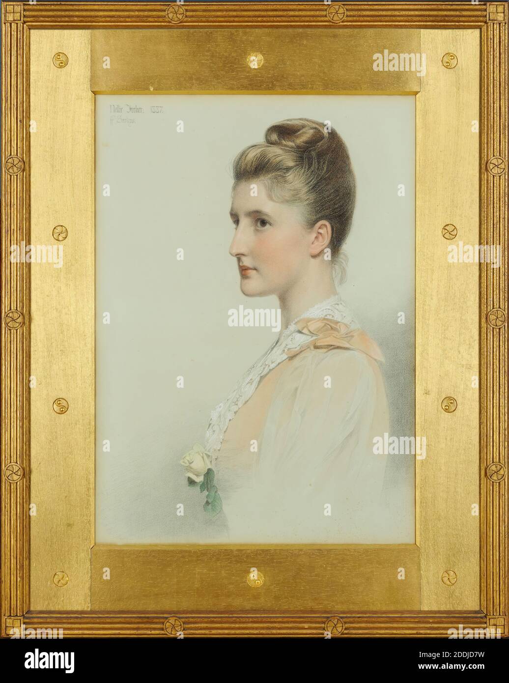 Portrait of Nellie Furber,1887 Frederick Sandys, Art Movement, Pre ...